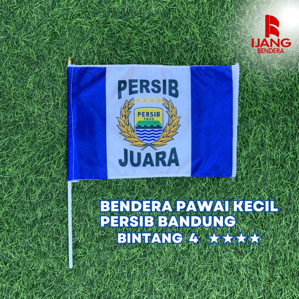 Jual Bendera Tangan PERSIB Kecil Pawai Konvoi 28X20 CM | Shopee Indonesia