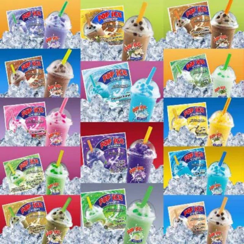 Jual POP ICE MACAM-MACAM VARIAN RASA {10 SACHET/1 RENCENG) | Shopee ...