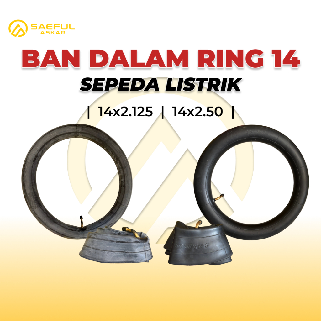 Jual Ban Dalam Pentil Bengkok Sepeda Listrik Ukuran 60/90-10 60/100-10 2.50-10 14x2.50 14x2.125 ...