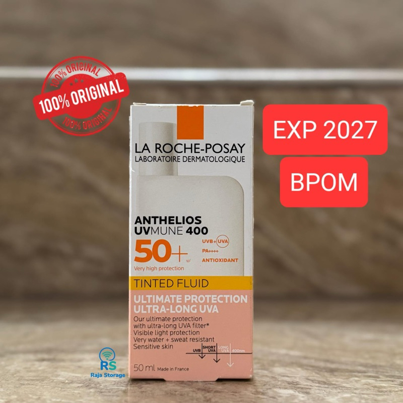 Jual LRP Sunscreen Anthelios UVMUNE 400 Tinted Fluid SPF 50+ LRP 50ml ...