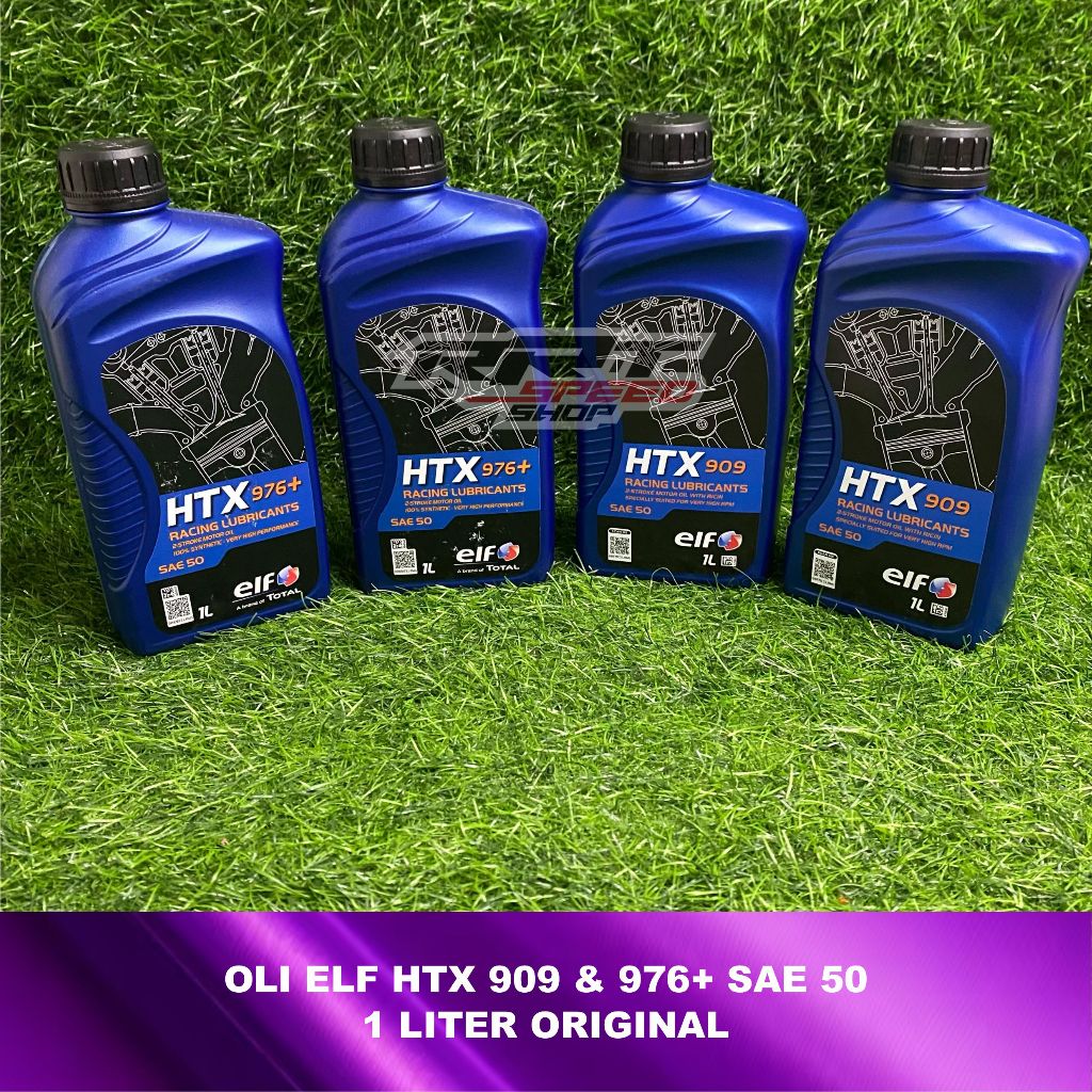 Jual RRT Oli ELF HTX 909 & 976+ 2T SAE 50 1Liter 25.000 RPM IMPORT | Shopee Indonesia