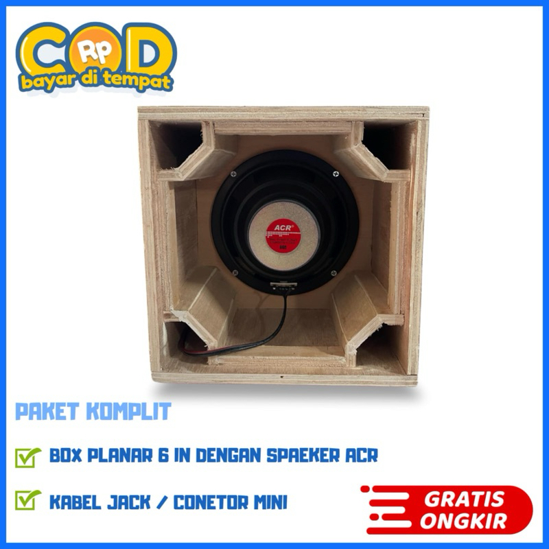 Jual BOX Planar 6 inc brewog speaker ACR / speaker 6 inc ACR /peaker ...