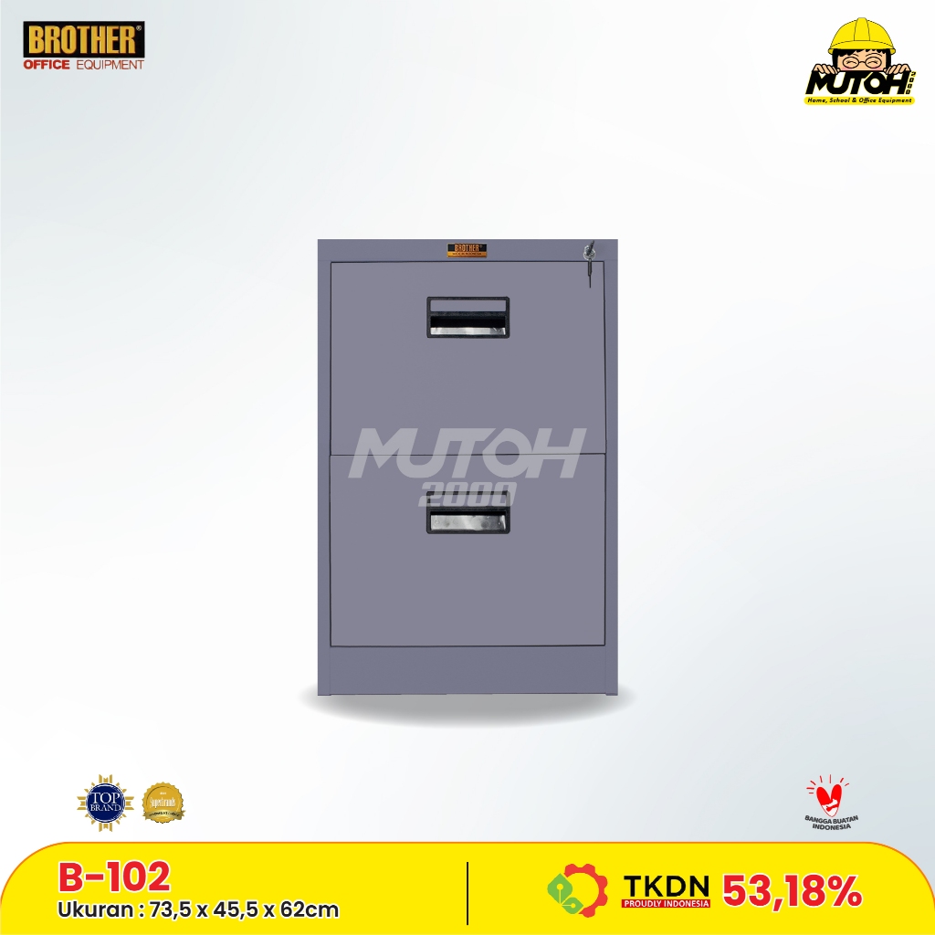 Jual FILLING CABINET 2 LACI BROTHER B-102 TKDN | Shopee Indonesia