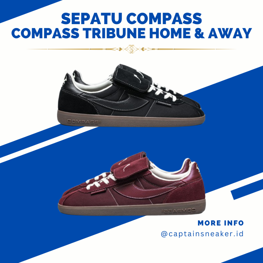 Jual [Ready stock] Sepatu compass tribune home & away 100 ORIGINAL ...