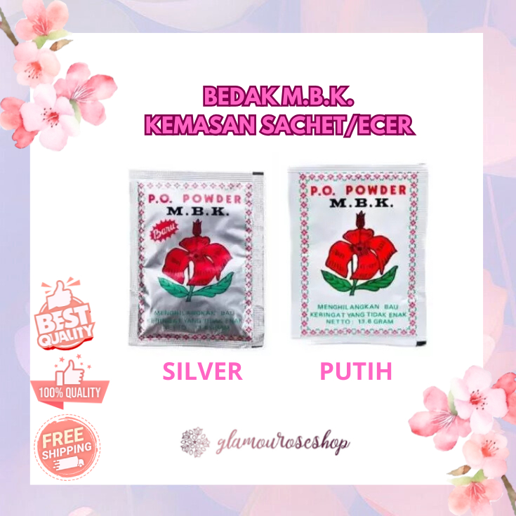 Jual MBK Powder Sachet - Bedak Tabur MBK Putih / Silver | Shopee Indonesia