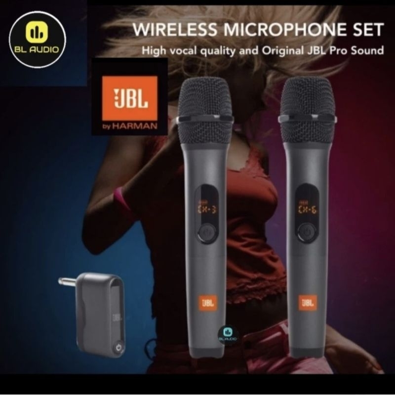 Jual JBL AS 2 AS2 Two Microphone Wireless | Shopee Indonesia