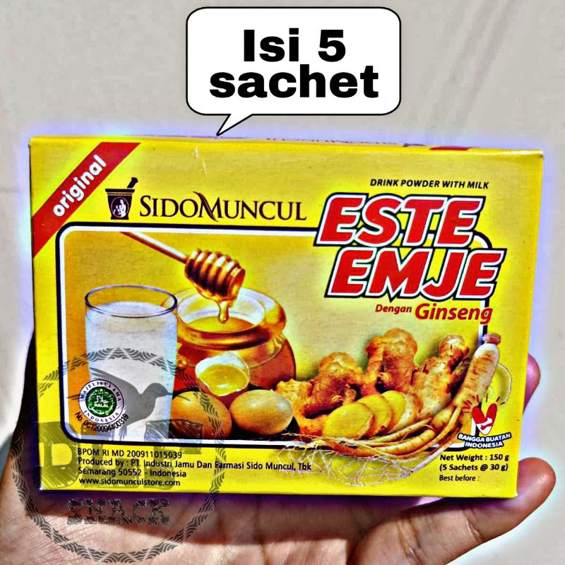Jual sidomuncul stmj isi 5 sachet expApril2026 este emje box sido ...