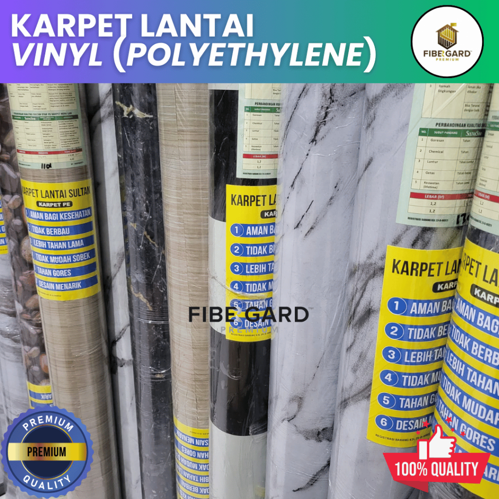 Jual [Per 1/2m] FIBERGARD - VINYL PREMIUM WALLPAPER Karpet Lantai ...