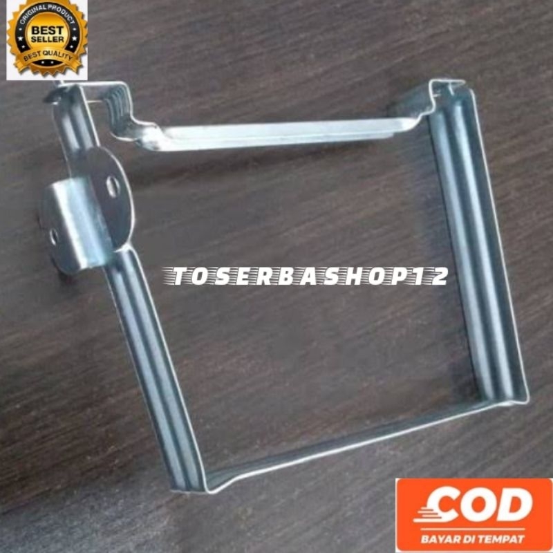 Jual Klem talang air kotak (100)pcs/1dus breket talang galvanis tebal ...