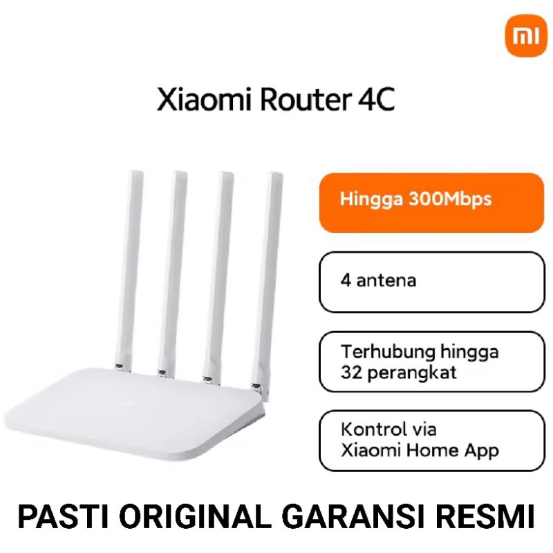 Jual Xiaomi Router Wifi 4C Original Garansi Resmi 64MB | Shopee Indonesia