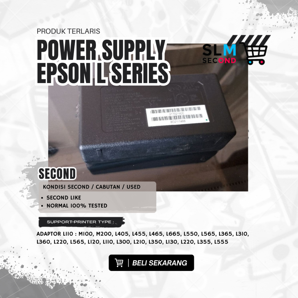 Jual Power Supply Epson L120 L300 L310 L360 L110 L300 L210 L350 ...