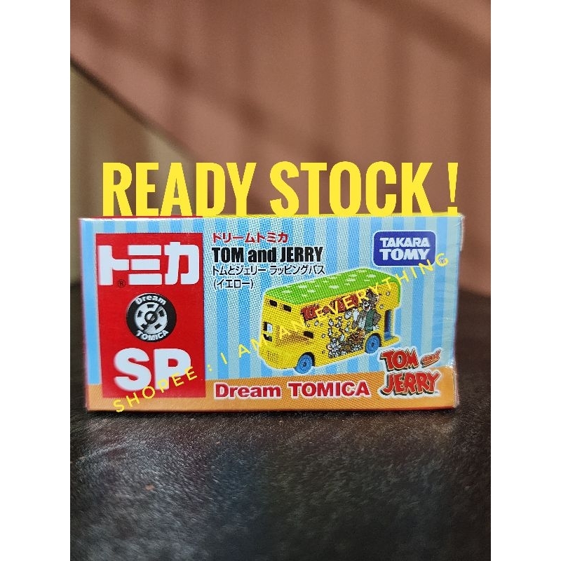 Jual Takara Tomy Dream Tomica SP Tom and Jerry Wrapping Bus Yellow ...