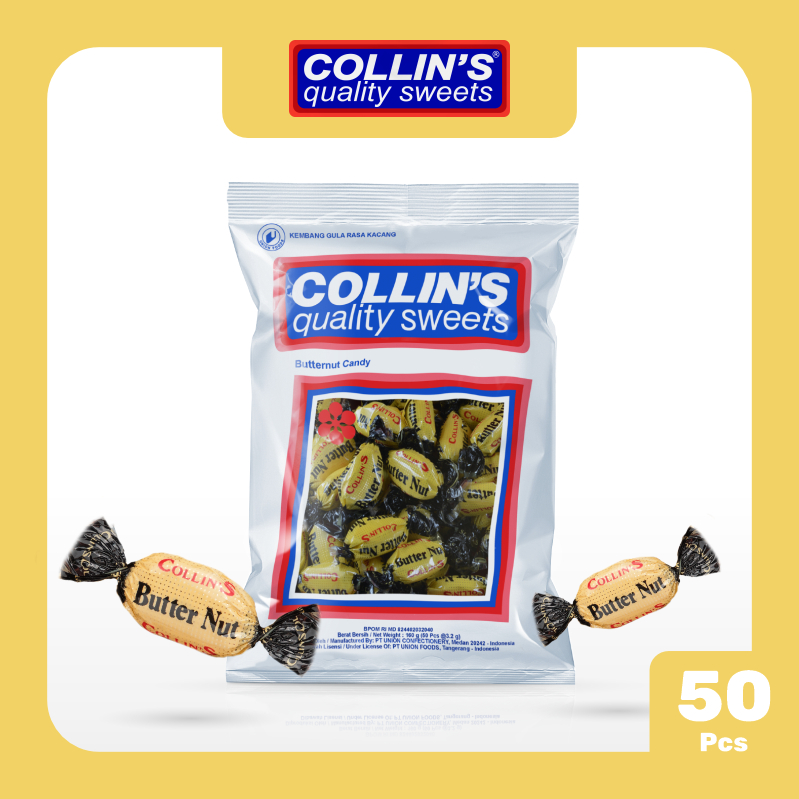 Jual Permen Collins Butternut 160 gram - Collin's Butternut Candy ...