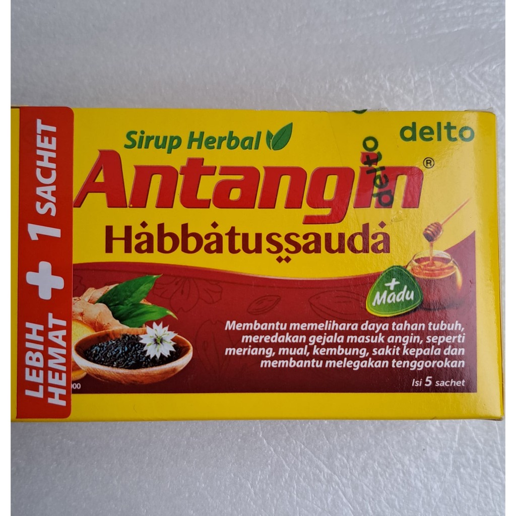 Jual Antangin Habbatussauda Sirup Herbal - 6 Sachet / Obat Herbal Masuk ...