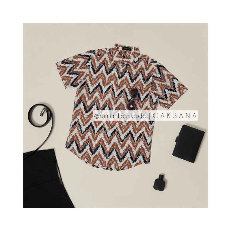 Jual Batik Ado Caksana - Kemeja Batik Premium Lengan Pendek | Shopee ...
