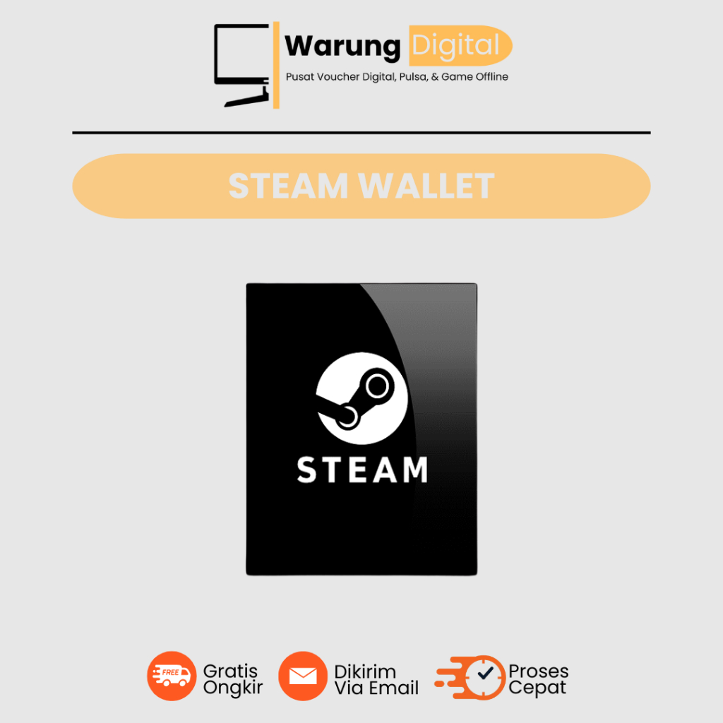 Jual STEAM WALLET IDR | 45K | 60K | 90K | 120K | 250K | Shopee Indonesia