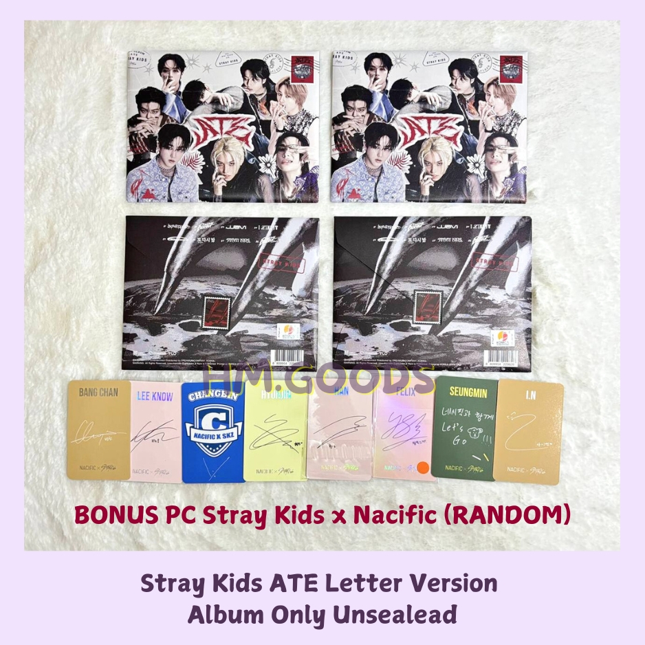 Jual [ALBUM ONLY + 5-STAR PC] STRAY KIDS ATE LETTER VERSION ALBUM ONLY ...
