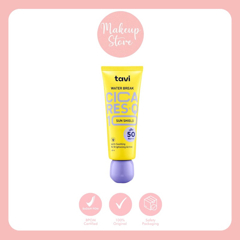 Jual TAVI CICA RES-Q10 Water Break & AdapTint Sun Shield 40 ml - SPF 50 ...