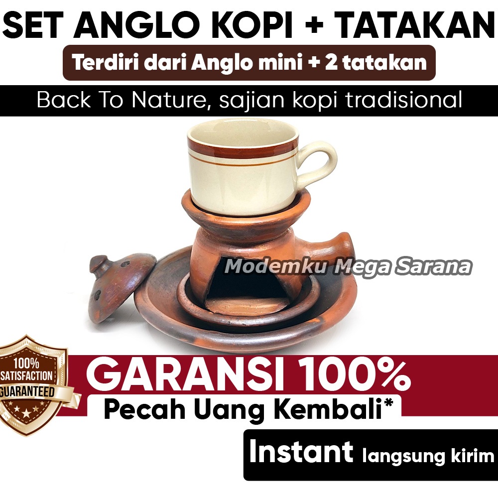 Jual Set Tungku Anglo Kopi Arang Medan Tanah Liat Gerabah – Nuansa ...