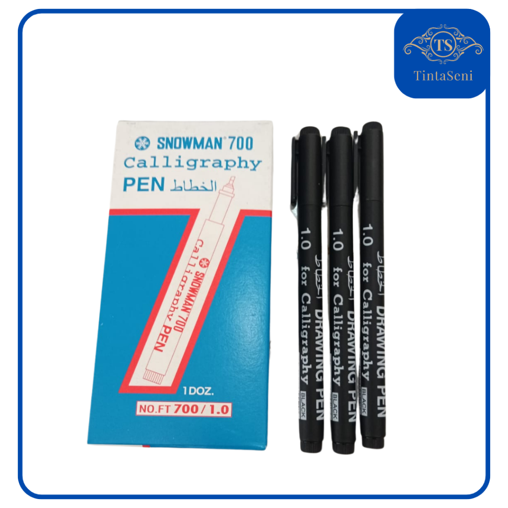 Jual Snowman Drawing Pen Calligraphy Pulpen Gambar kaligrafi Anti Air ...