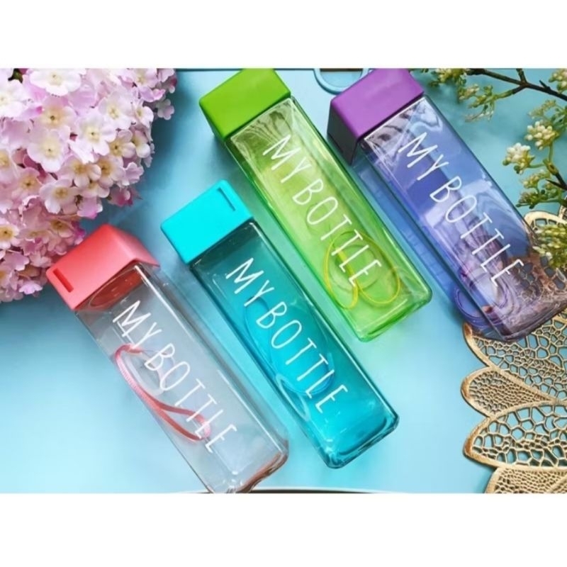 Jual My Bottle kotak botol minum model baru persegi my bottle ...