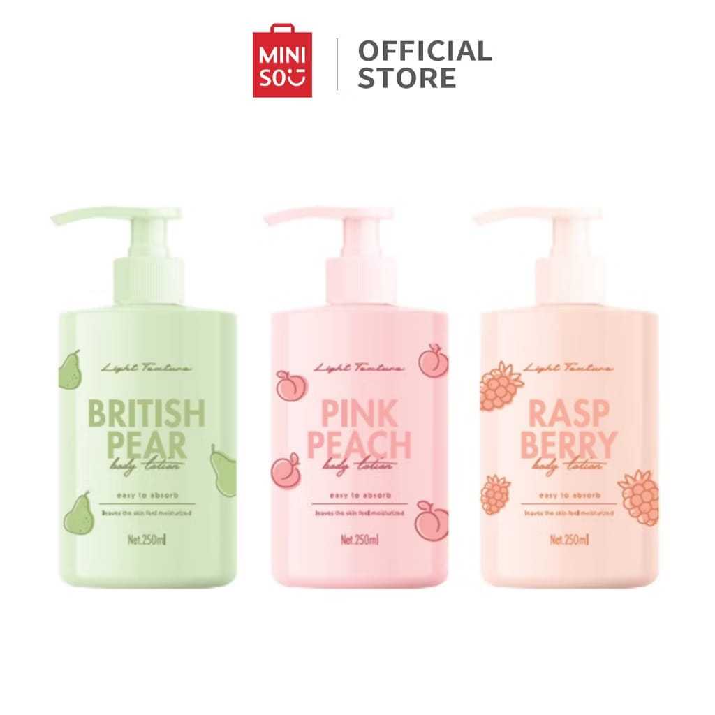 Jual MINISO BODY LOTION ORIGINAL GEL LOTION DAN KEMASAN BARU PEACH DAN ...