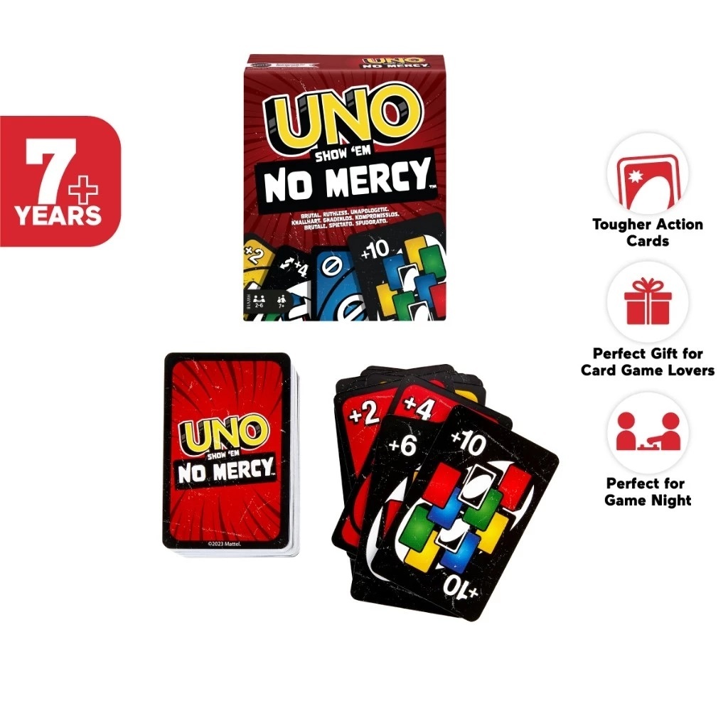 Jual Kartu Uunoo "No Mercy" / Permainan Kartu Keluarga Seru / Mainan ...