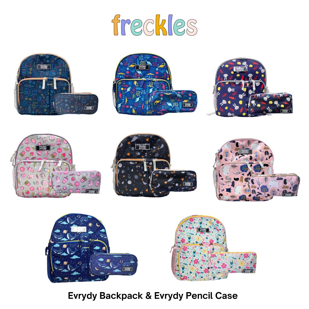 Jual BUNDLING Freckles Evrydy Backpack & Pencil Case - Tas Sekolah Anak ...