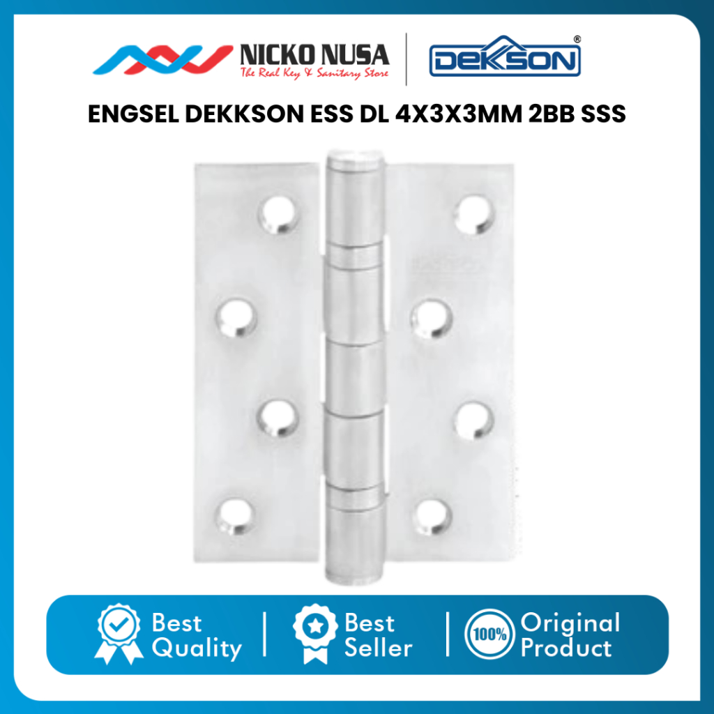 Jual Nicko Nusa - Dekkson Engsel ESS DL 4X3X3MM 2BB SSS Engsel ...