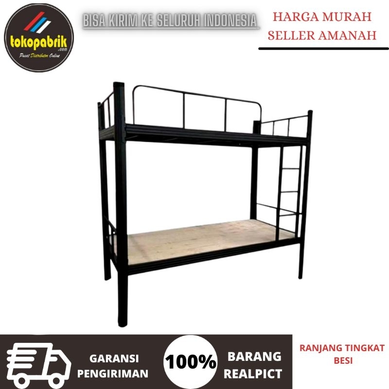Jual Ranjang Tingkat Besi Ranjang Susun Minimalis Ranjang Susun