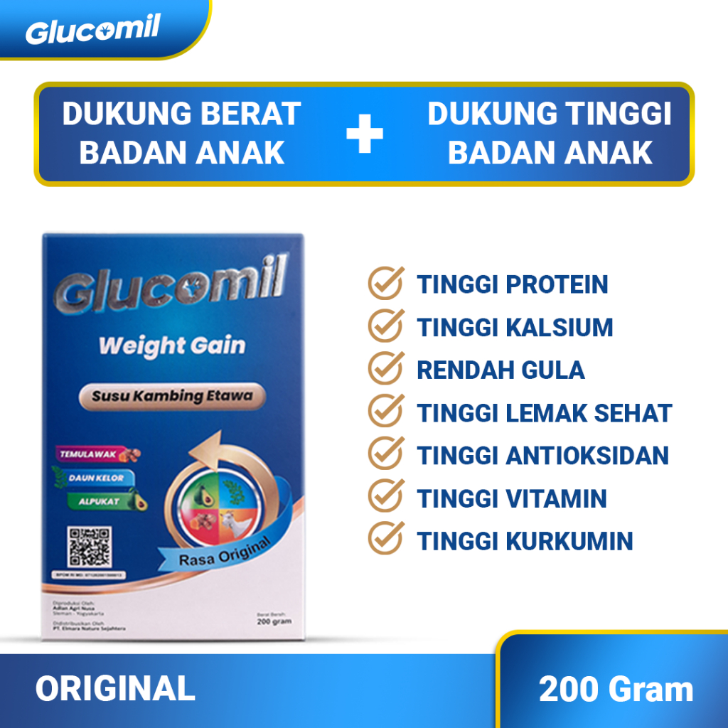 Jual Susu Glucomil - Paket 1 Box - Susu Pertumbuhan Anak & Dewasa ...