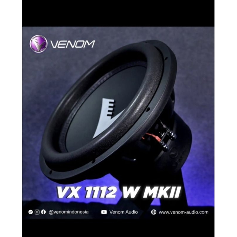 Jual subwoofer pasif 12 inch double coil venom vx1112w | Shopee Indonesia