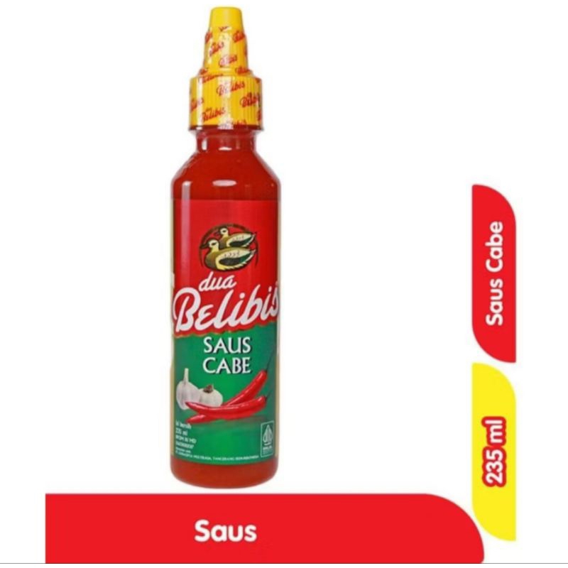 Jual belibis saos cabe 235ml kemasan botol praktis | Shopee Indonesia