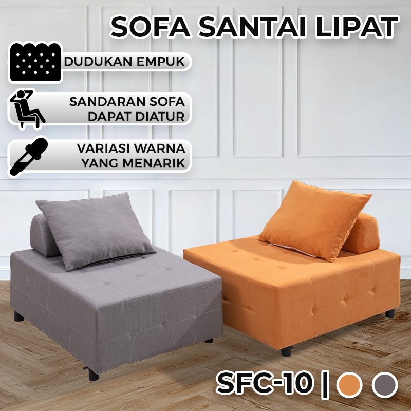 Jual RAJA LINEN- Sofa Lesehan Kursi Lantai Sofa Lipat Sofa Santai Sofa Keluarga SFC-10 | Shopee ...