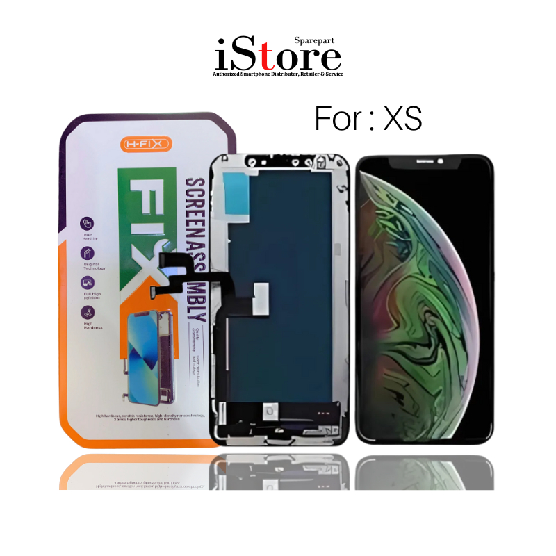 Jual iStore Lcd IP XS Oled Fullset Touchscreen Original HFIX | Shopee ...