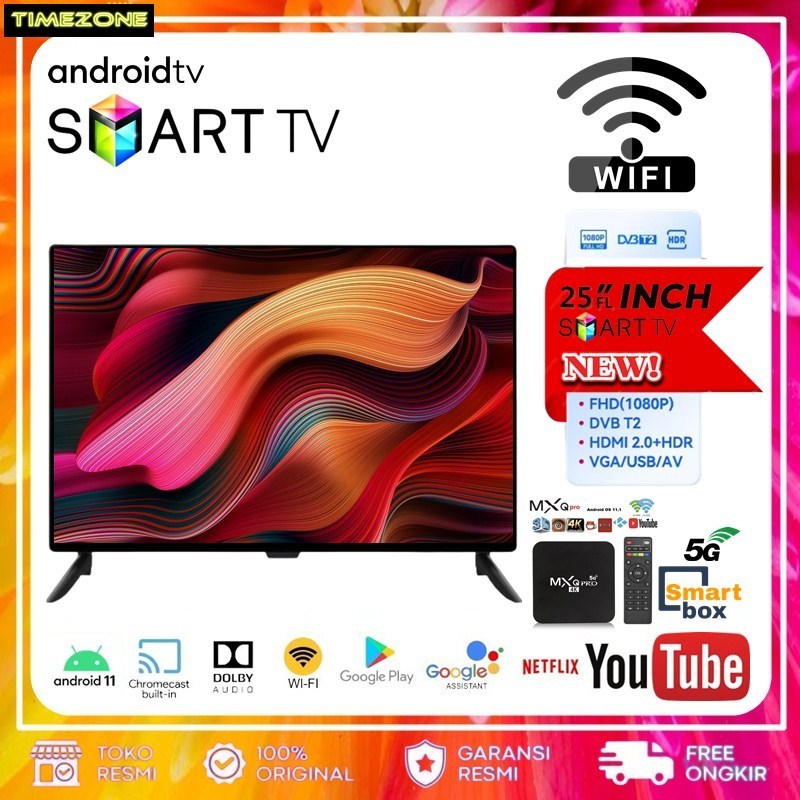 Jual NEW RECORD - SMART ANDROID DIGITAL TV LED 25 FULL LAYAR SUPPORT ...