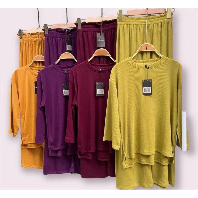 Jual Setelan Wanita Terbaru//Set Semi Over Size//Setcel Terbaru | Shopee Indonesia