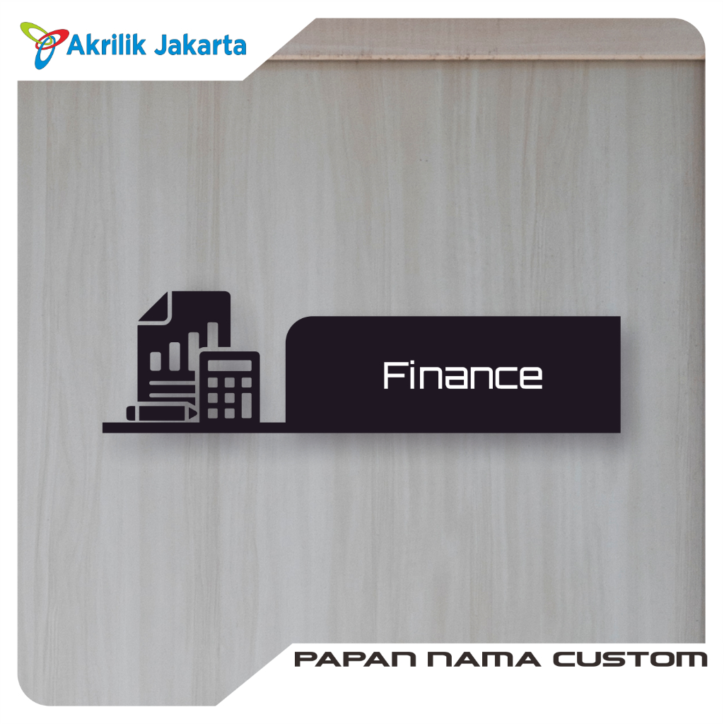 Jual Papan Nama Akrilik cutting Nama ruangan / Name Room signege custom ...