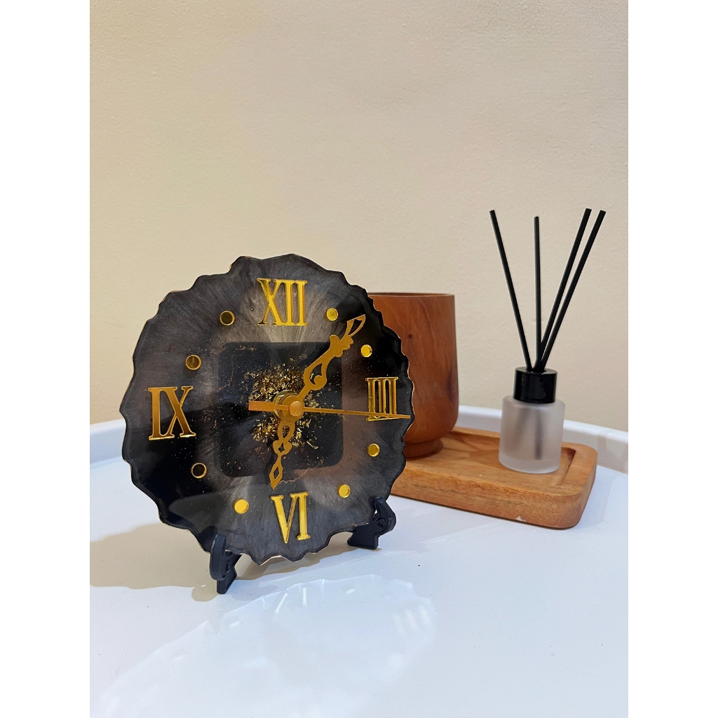 Jual Jam Meja Resin Mini Ukuran 13 Cm Dekorasi Wedding Hadiah Souvenir ...