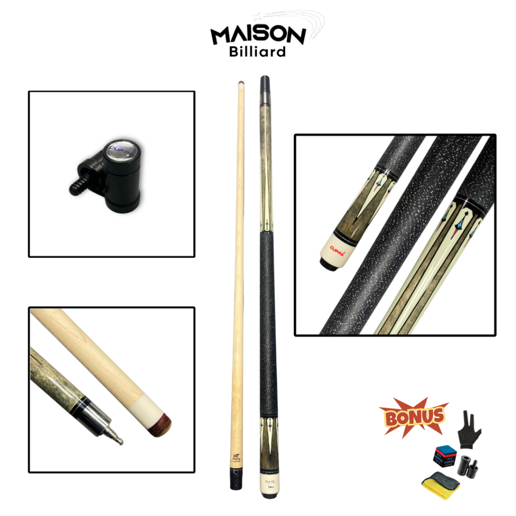 Jual Cuppa DL6 Premium Series Stick Billiard Low Deflection Play Cue ...