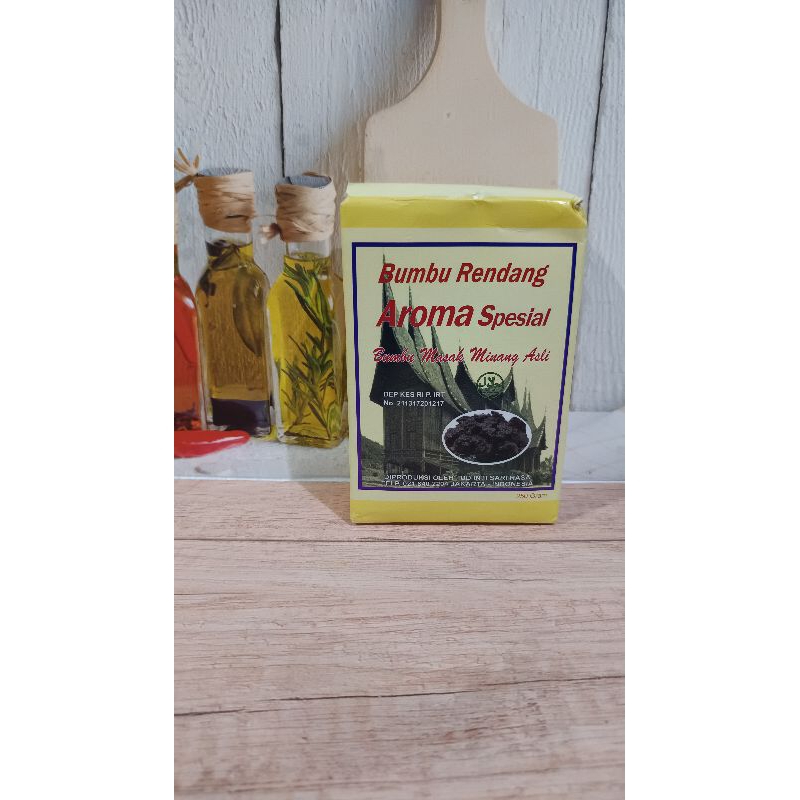 Jual Bumbu Aroma Minang Asli Rendang & Gulai, Bumbu Kering Aroma ...