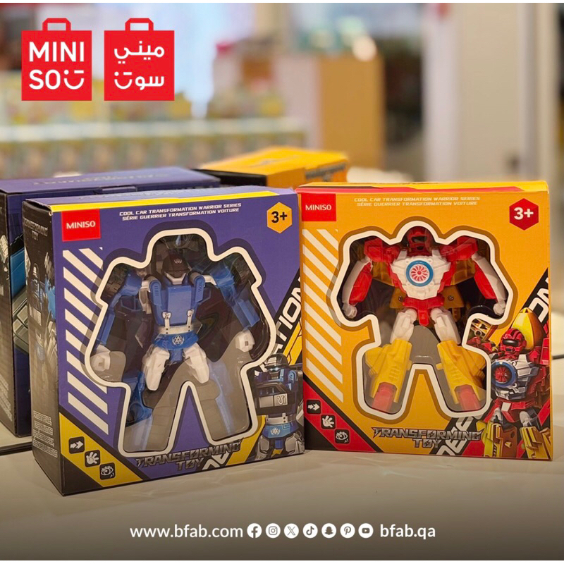 Jual Miniso Transforming Toy / mainan robot kendaraan | Shopee Indonesia