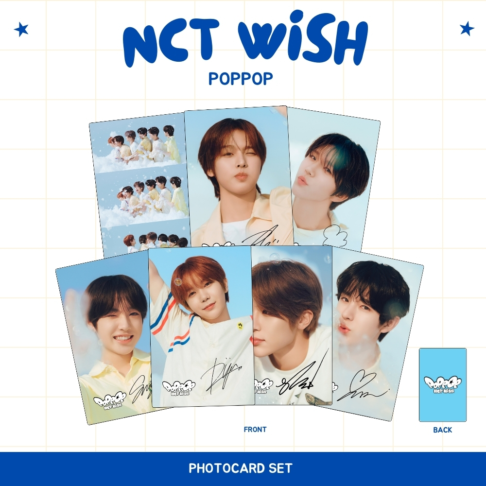 Jual PHOTOCARD NCT WISH POPPOP 2SISI 7 PCS KPOP UNOFFICIAL SION RIKU YUSHI JAEHEE RYO SAKUYA ...