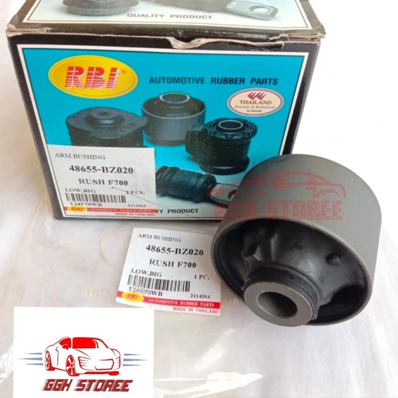 Jual Bushing Lower Arm Sayap Depan Besar Big Rush Terios 48655-BZ020 ...