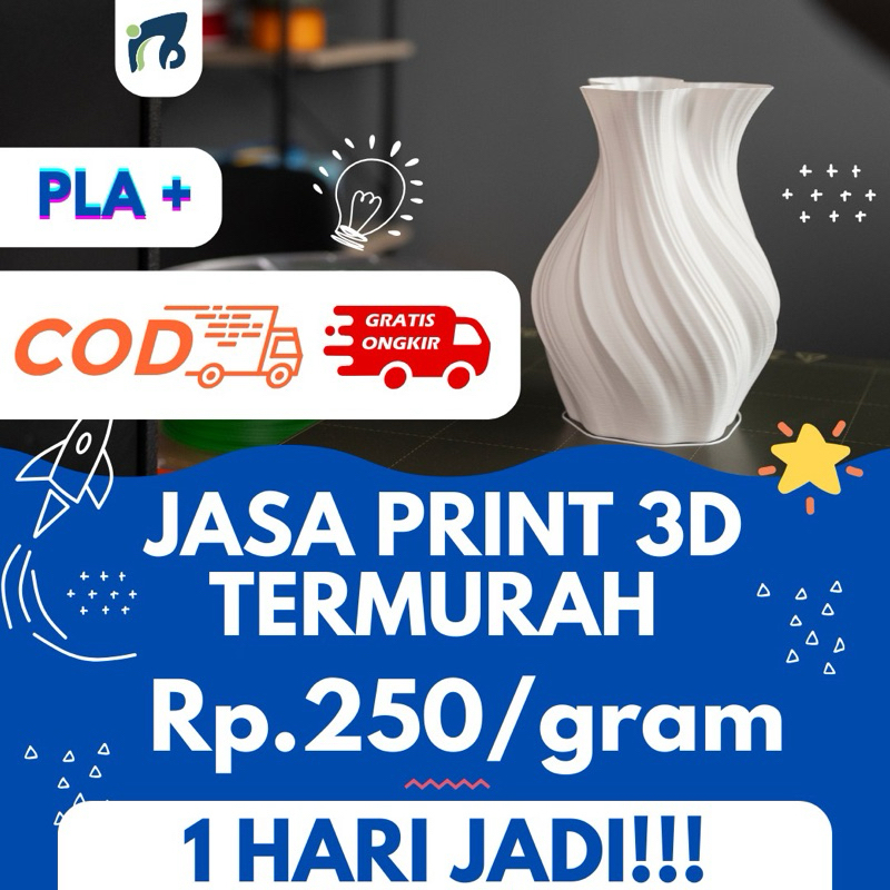 Jual Jasa cetak 3D print PLA+ 1 hari jadi - print 3d termurah ...
