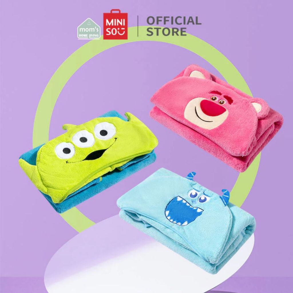 Jual MINISO Selimut Dengan Topi Lotso Blanket with Hat Toy Story ...