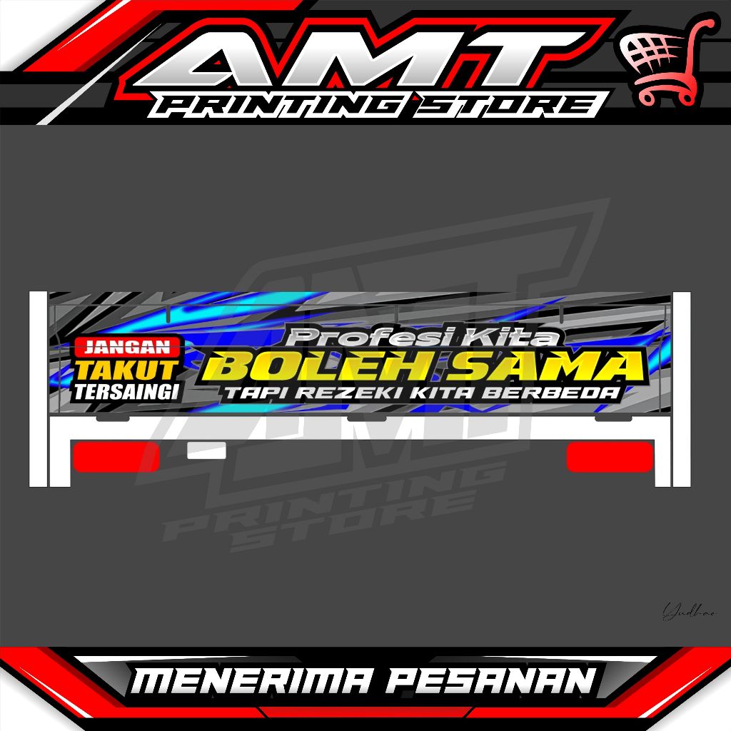 Jual Stiker Decal Kabin Bak Belakang PickUp Grandmax - Desain PROFESI ...