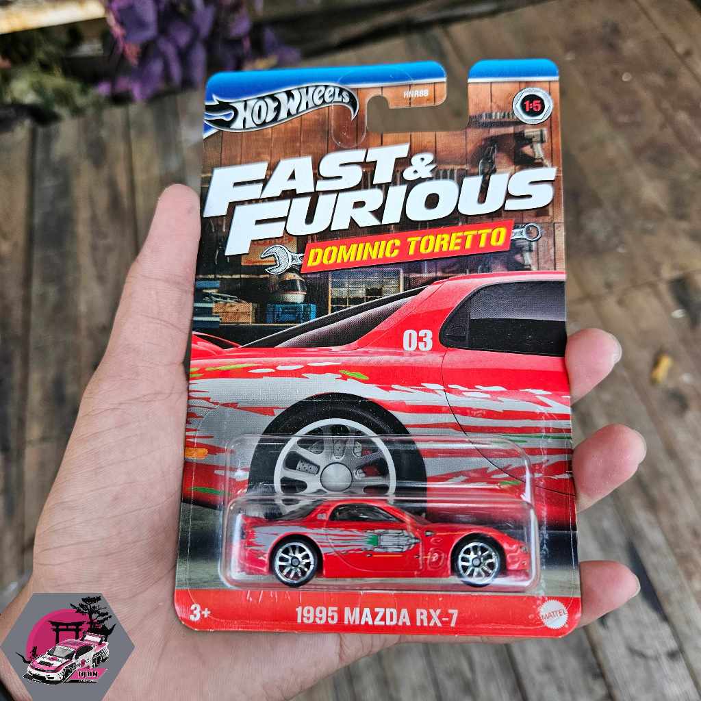 Jual Hotwheels Mazda RX7 Merah Dominic Toretto 1995 FF HW Fast And ...