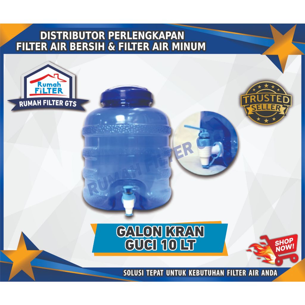 Jual Galon Guci 10 L / GALON Pakai KRAN 10 Liter | Shopee Indonesia
