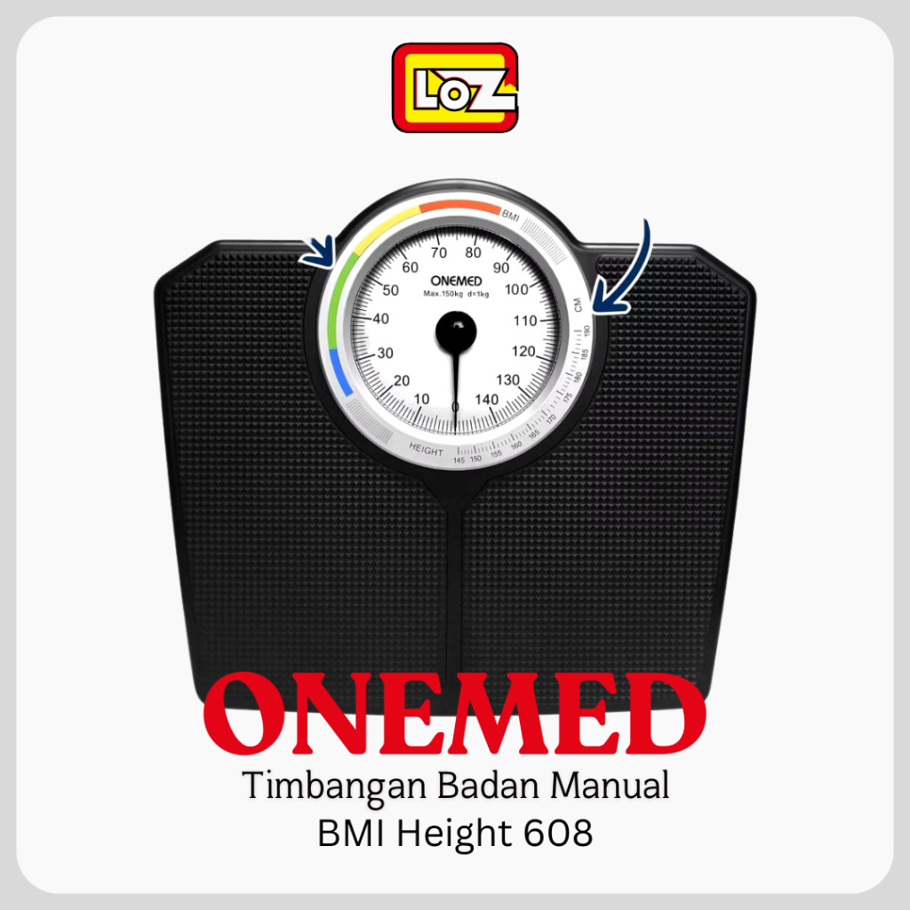 Jual ONEMED Timbangan Badan BMI 608 | Shopee Indonesia
